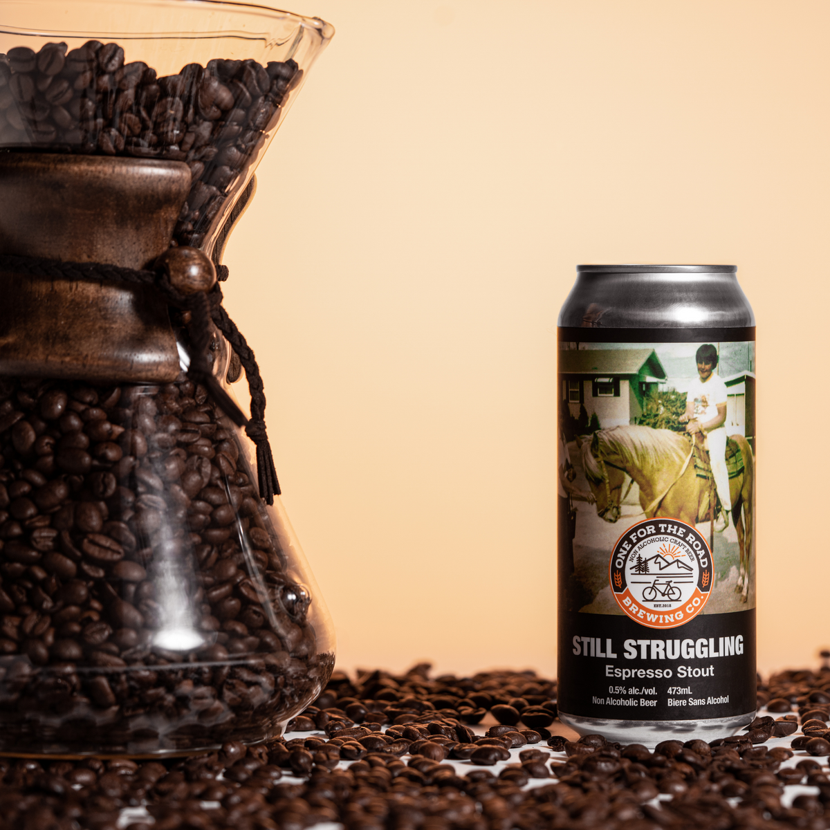 Still Struggling Espresso Stout - NA Beer - One For The Road Brewing ...